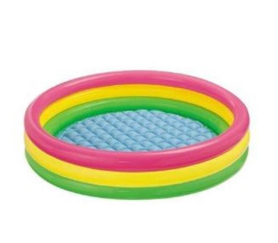 Buy Intex Inflatable Colourful Baby Swimming Pool (25 x 85 cm, Pack of ...