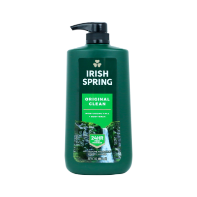 Irish Spring Original Clean Moisturizing Face & Body Wash 887ml ...