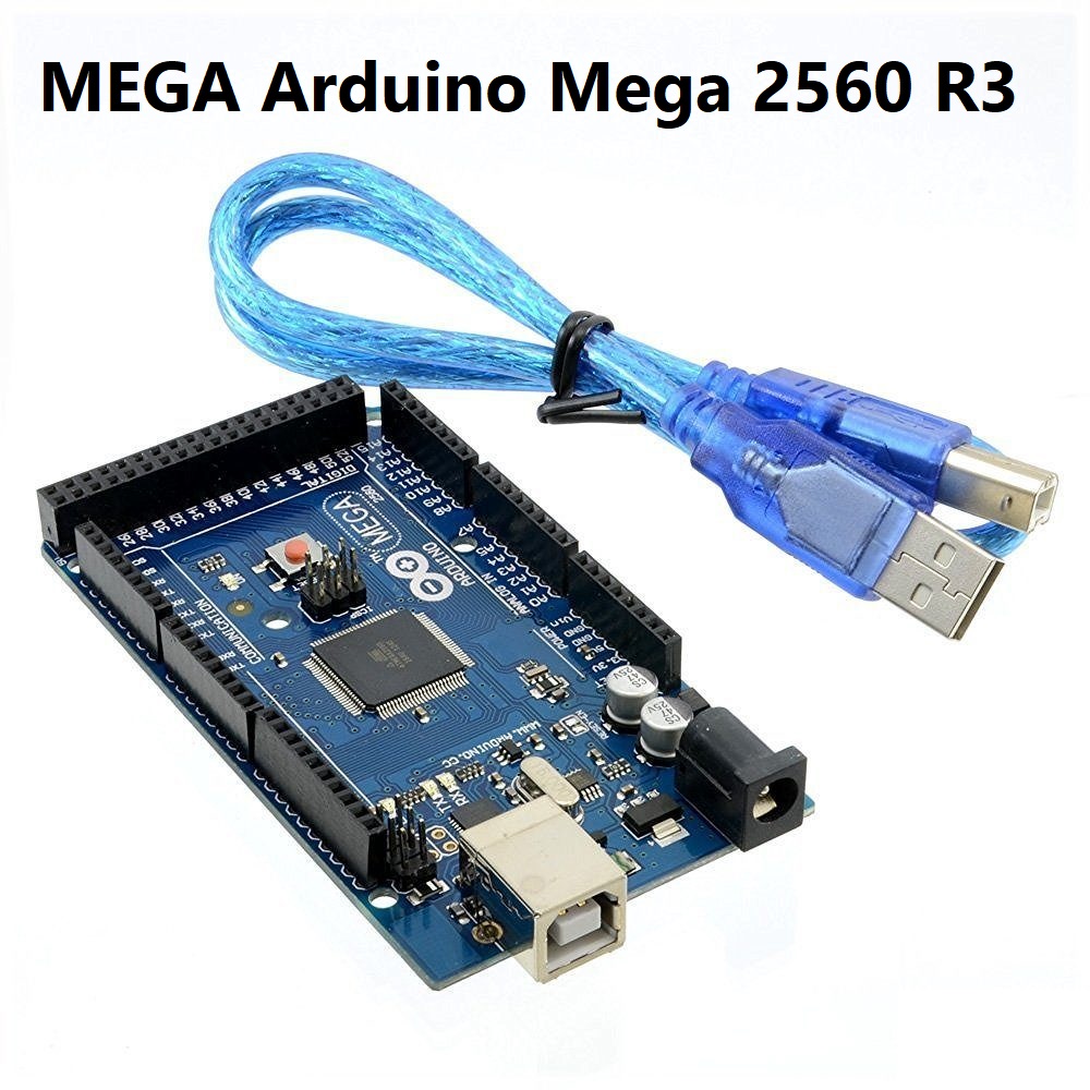 MEGA Arduino Mega 2560 R3 ATmega2560 Microcontroller AVR Development Board With USB Cable ...