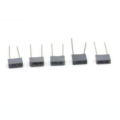 10Pcs - 472j 100V Box Type Metalized Polyester Film Capacitor High ...
